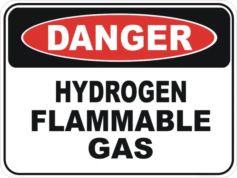 Hydrogen gas D1093 - National Safety Signs