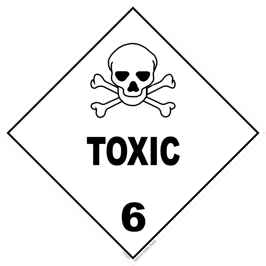 Class 2 Toxic Gases Label H1522 - National Safety Signs