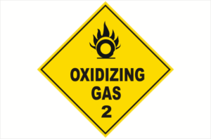 Class 2 Oxidizing Gases Label H1524 - National Safety Signs