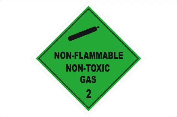 Non-Flammable Non-Toxic Gases