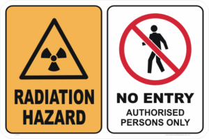 Radiation Hazard No Entry C1907 - National Safety Signs