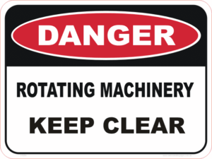 Rotating Machinery Keep Clear D10264 - National Safety Signs