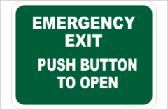 Emergency Exit Signs - Exit Arrows - National Safety Signs