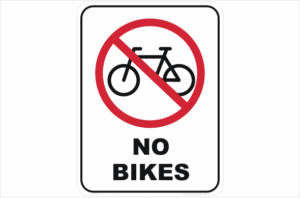 No Bikes P2229 - National Safety Signs