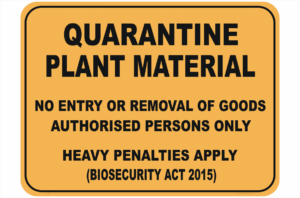 Quarantine Biosecurity Signs - National Safety Signs