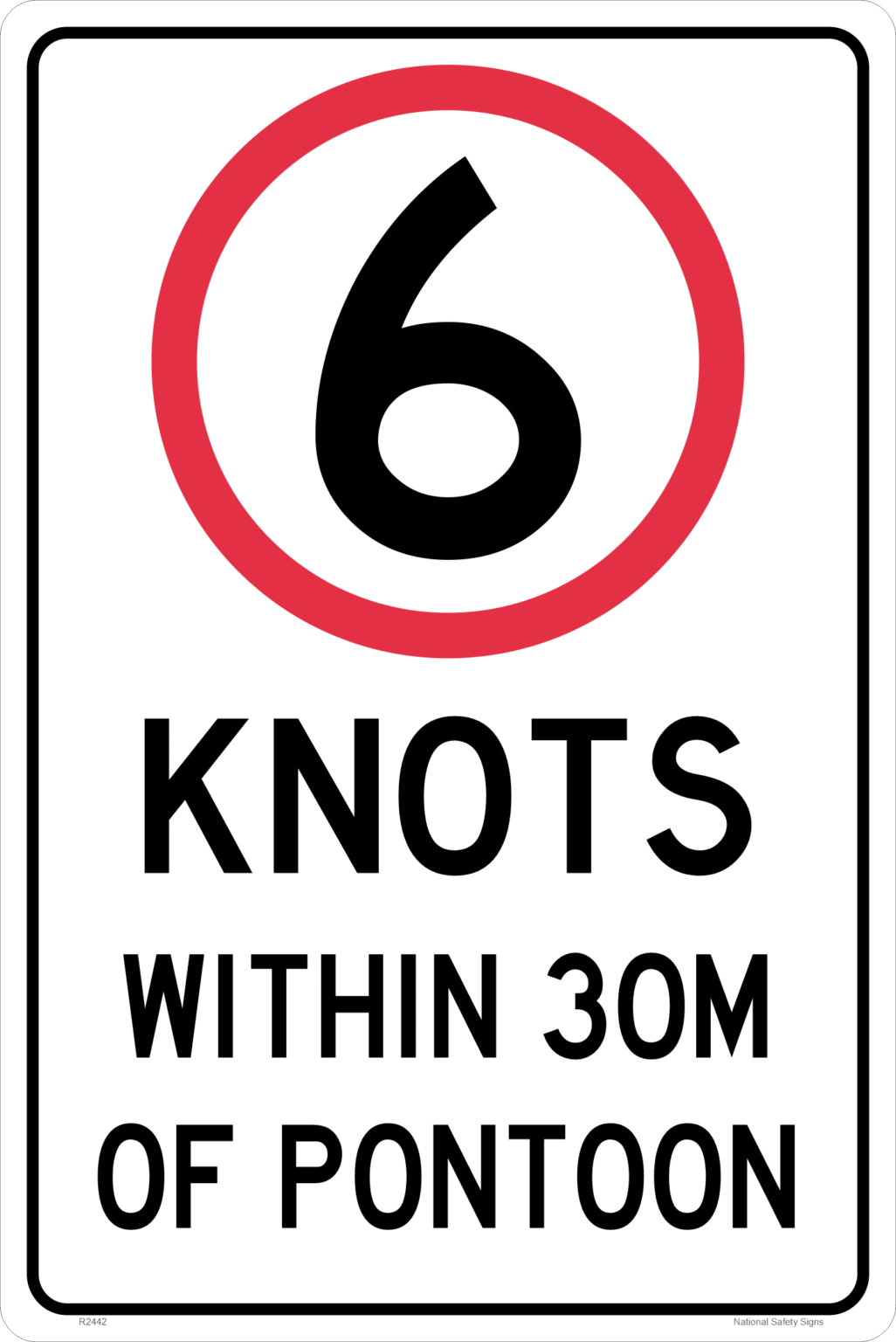 Speed Restriction Signs - National Safety Signs
