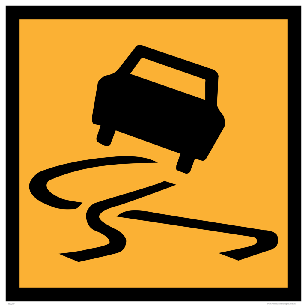 Slippery Surface Sign - Traffic Signs Online - Reflective signs