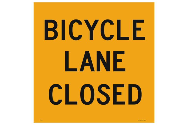 Bicycles Must Exit Sign - Choose Arrow - National Safety Signs