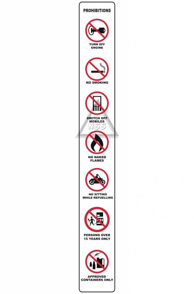 Service Station Signs - Petrol signs - National Safety Signs