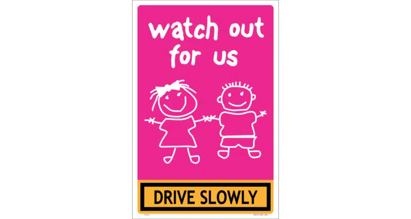 Watch out for Children sign - Slow Children signs - Australia