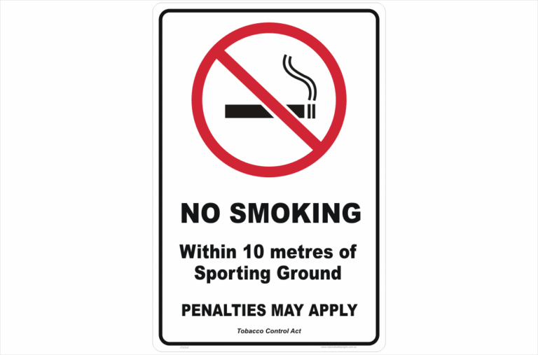 Queensland No Smoking signs - National Safety Signs - Qld Government