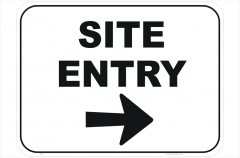 Minesite safety signs