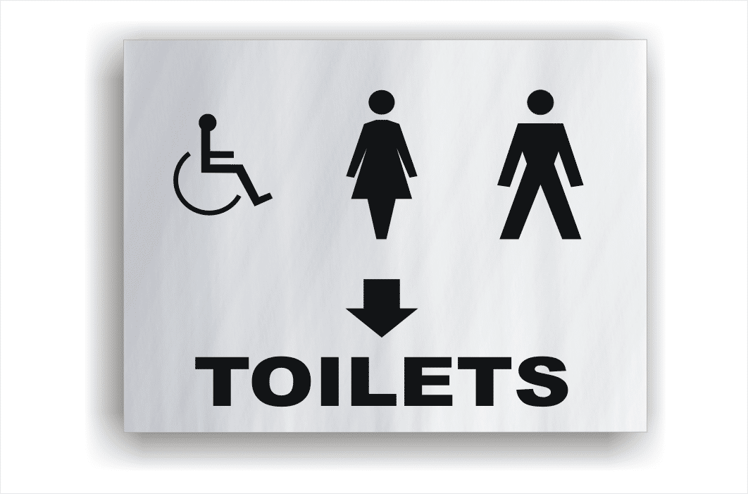 Toilets Sign BA1629 National Safety Signs