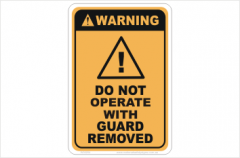 Warning Machinery & Vehicle Signs - National Safety Signs