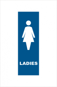Ladies Toilet Sign - Australian Toilet Signs - National Safety Signs