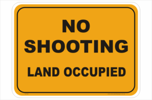 No Shooting sign - Farm and Rural Signs - National Safety Signs