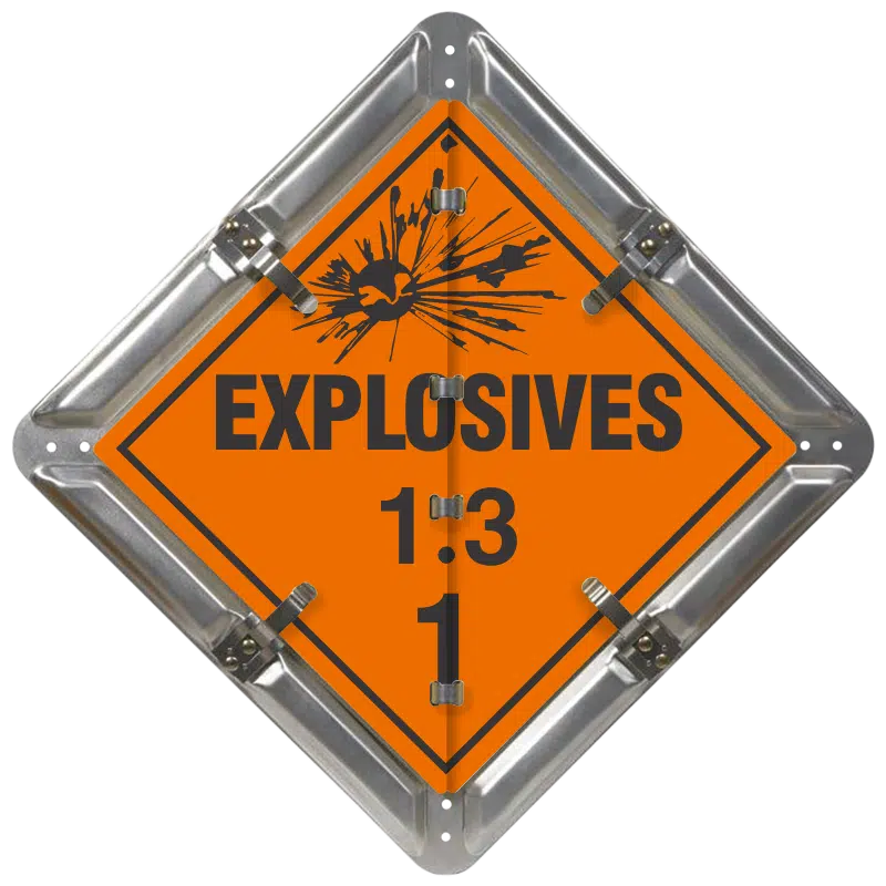 Explosives Flip File Placard Kit Australian stock