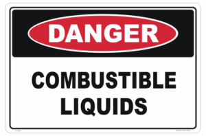 Combustible Liquids Danger Sign - National Safety Signs - Hazchem Signs