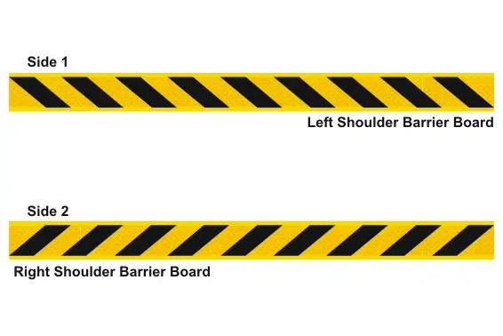 Road Shoulder Barrier Board - Barrier Boards - National Safety Signs