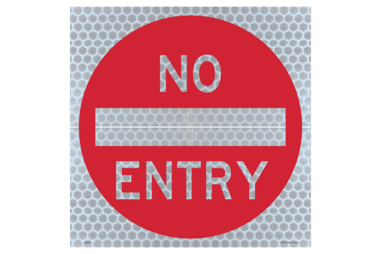 Temporary No Entry sign - Regulatory No Entry for Traffic Control