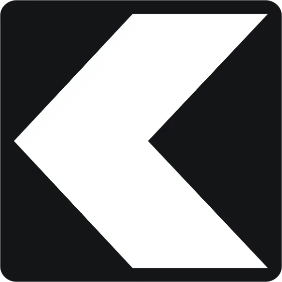 Uni Directional Chevron Road Marker - National Safety Signs