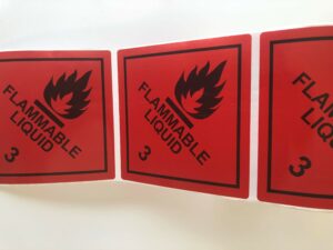 National Safety Signs Flammable Class 3 Labels