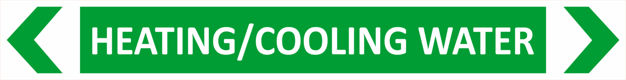 Heating/Cooling Water Pipe Marker PI 450125