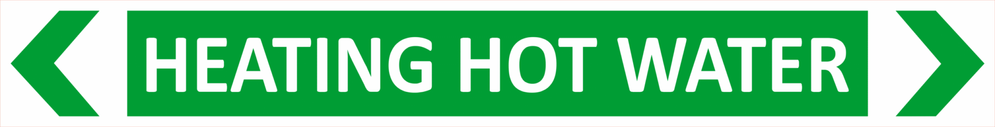 Heating Hot Water Pipe Marker PI 450126