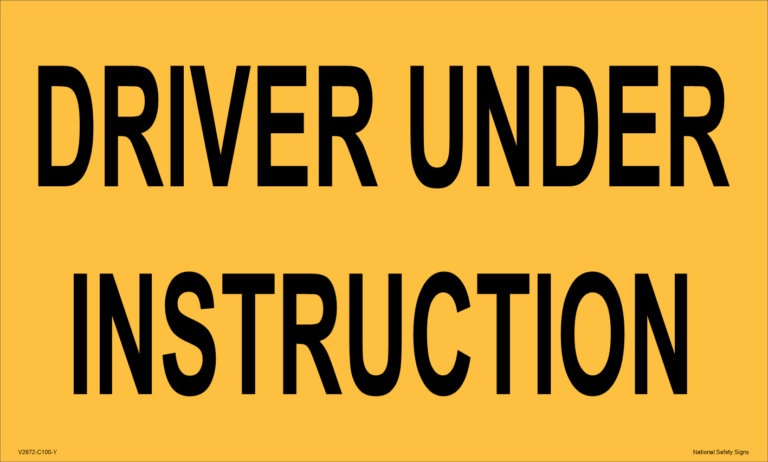 Vehicle signs & Trucks Signs - National Safety Signs