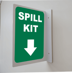 Spill Kit Projection Acrylic Sign E12144 - National Safety Signs