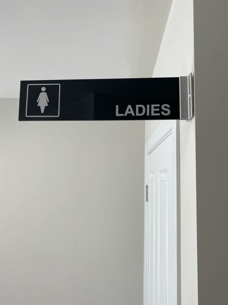 Ladies Toilet Acrylic Sign- National Safety Signs - L