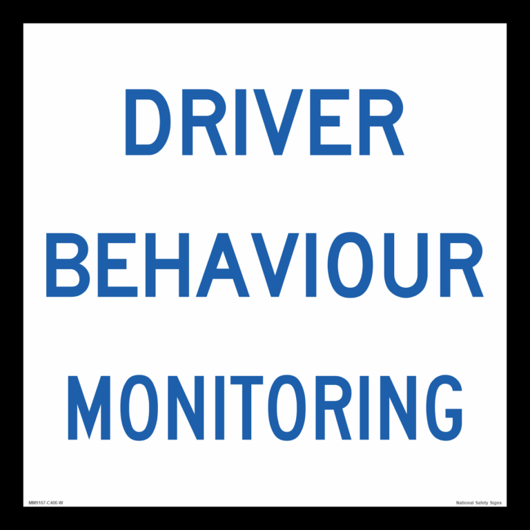Multi Message Driver Behaviour Monitoring Sign