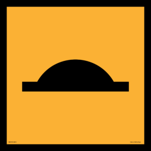 Multi Message Speed Hump Sign