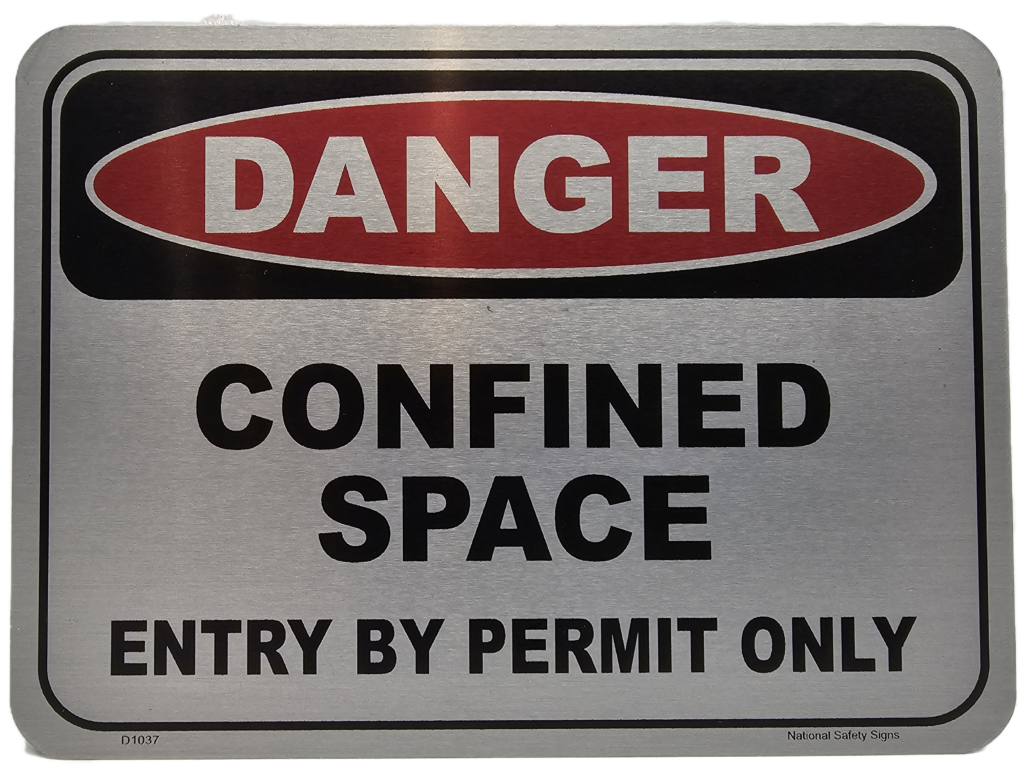 Danger Confined Space Sign - National Safety Signs