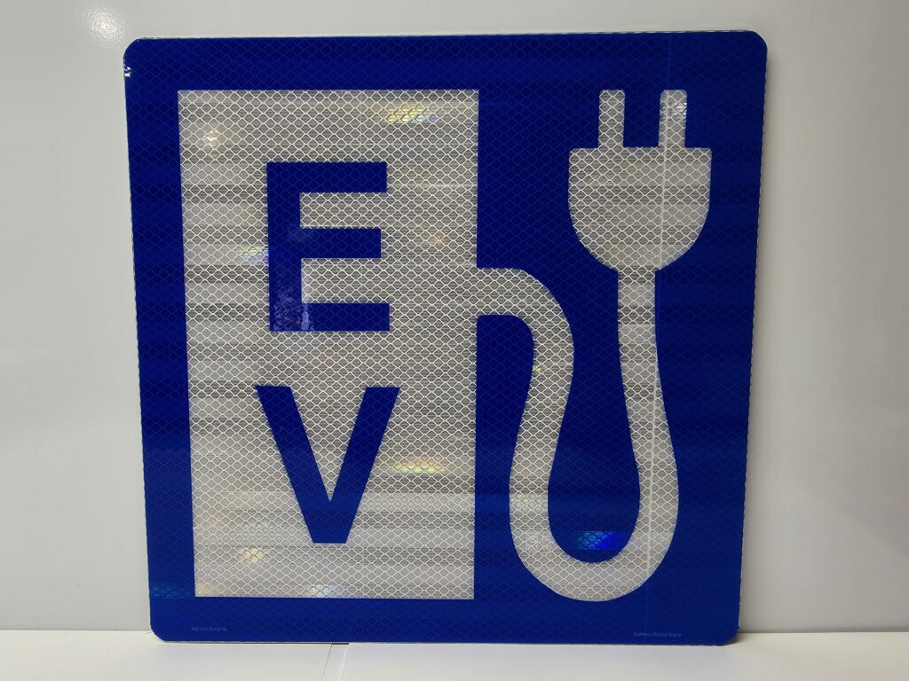 Electric Vehicle Placard WA SA TAS-