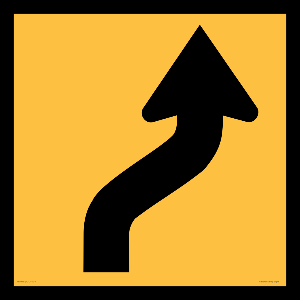 Multi Message Lane Deviation Sign