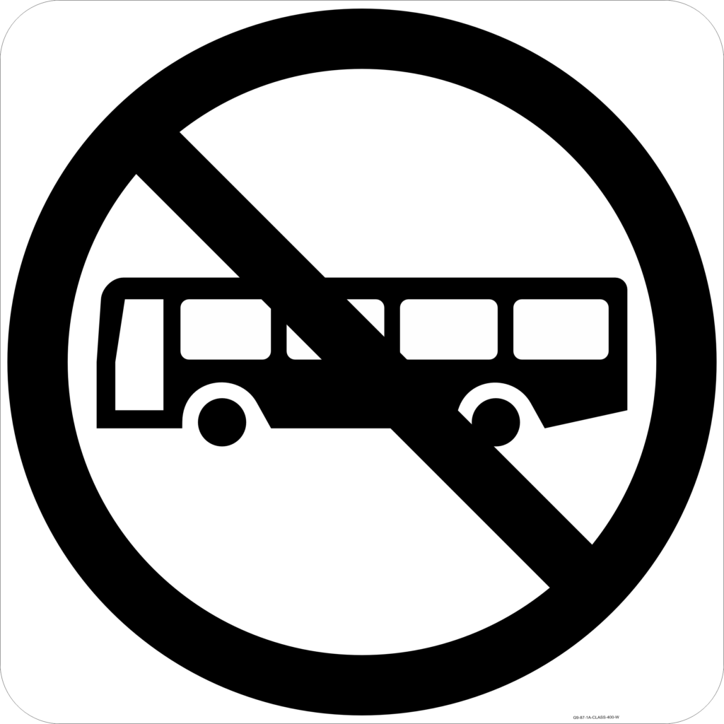 G9-87-1 Advance Vehicle Prohibition Busses - Australian Compliant ...
