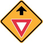 W3-2 Give Way Sign Ahead sign - Australian Compliant - National Safety ...