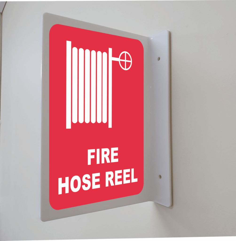 Fire Hose Reel Projection Wall Sign