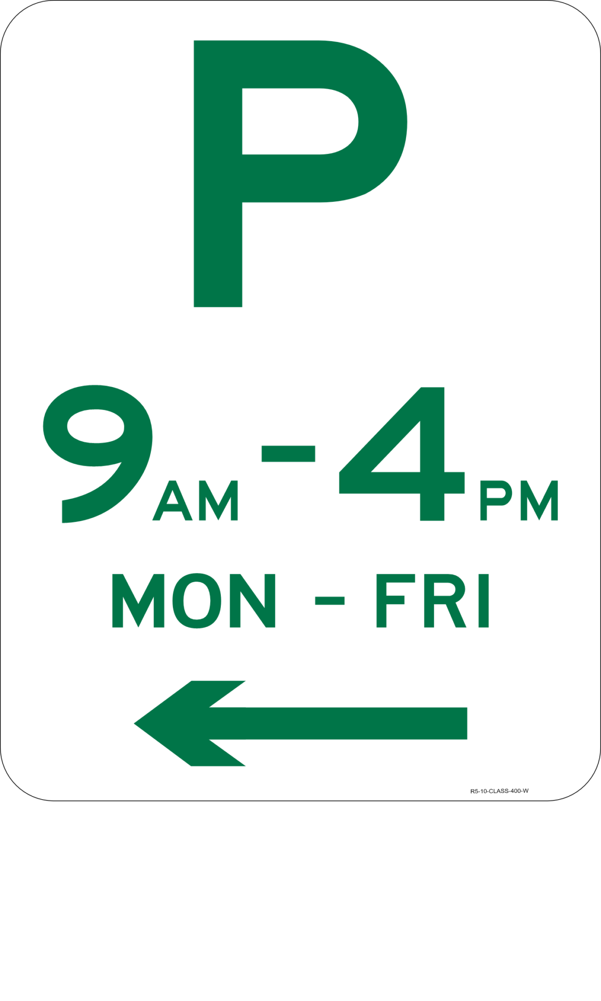 R5-10 Parking No Duration - Australian Compliant - National Safety Signs