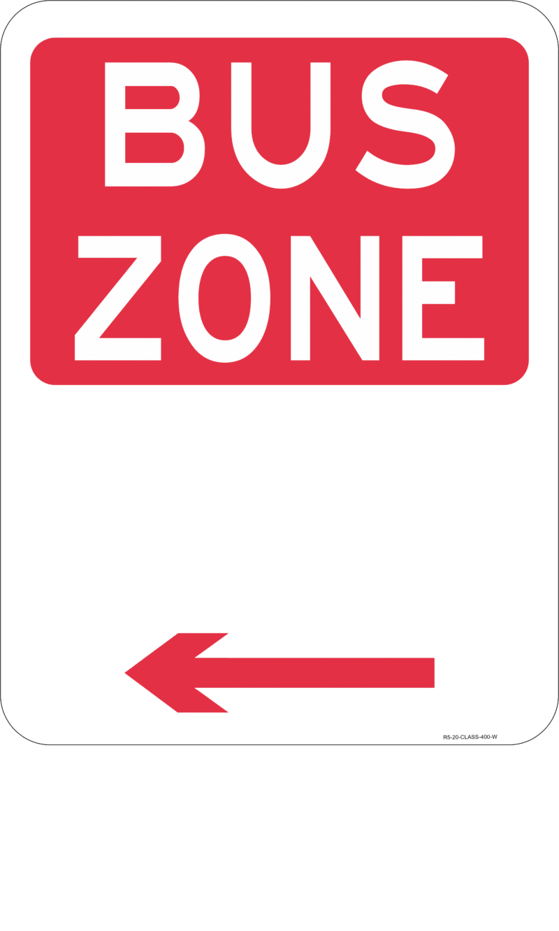 R5-20 Bus Zone - Australian Compliant - National Safety Signs