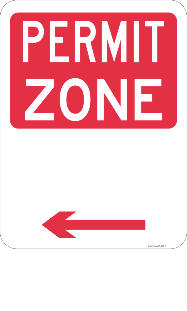 R5-22 Permit Zone - Australian Compliant - National Safety Signs