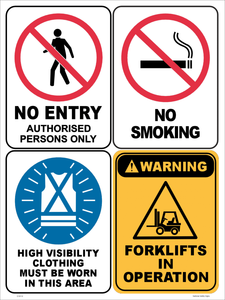 Site Safety Entry sign Online store