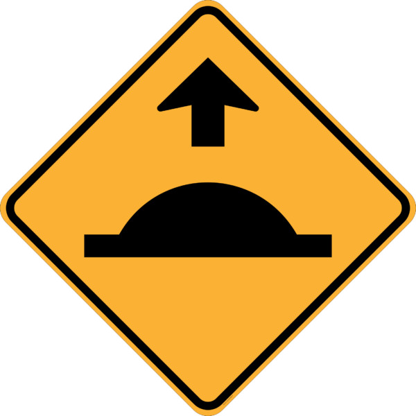 Speed Hump Sign - National Safety Signs - One hump or two