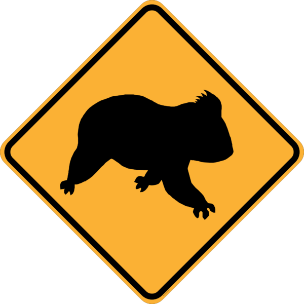 W5-47 Koala sign - Australian Compliant - National Safety Signs